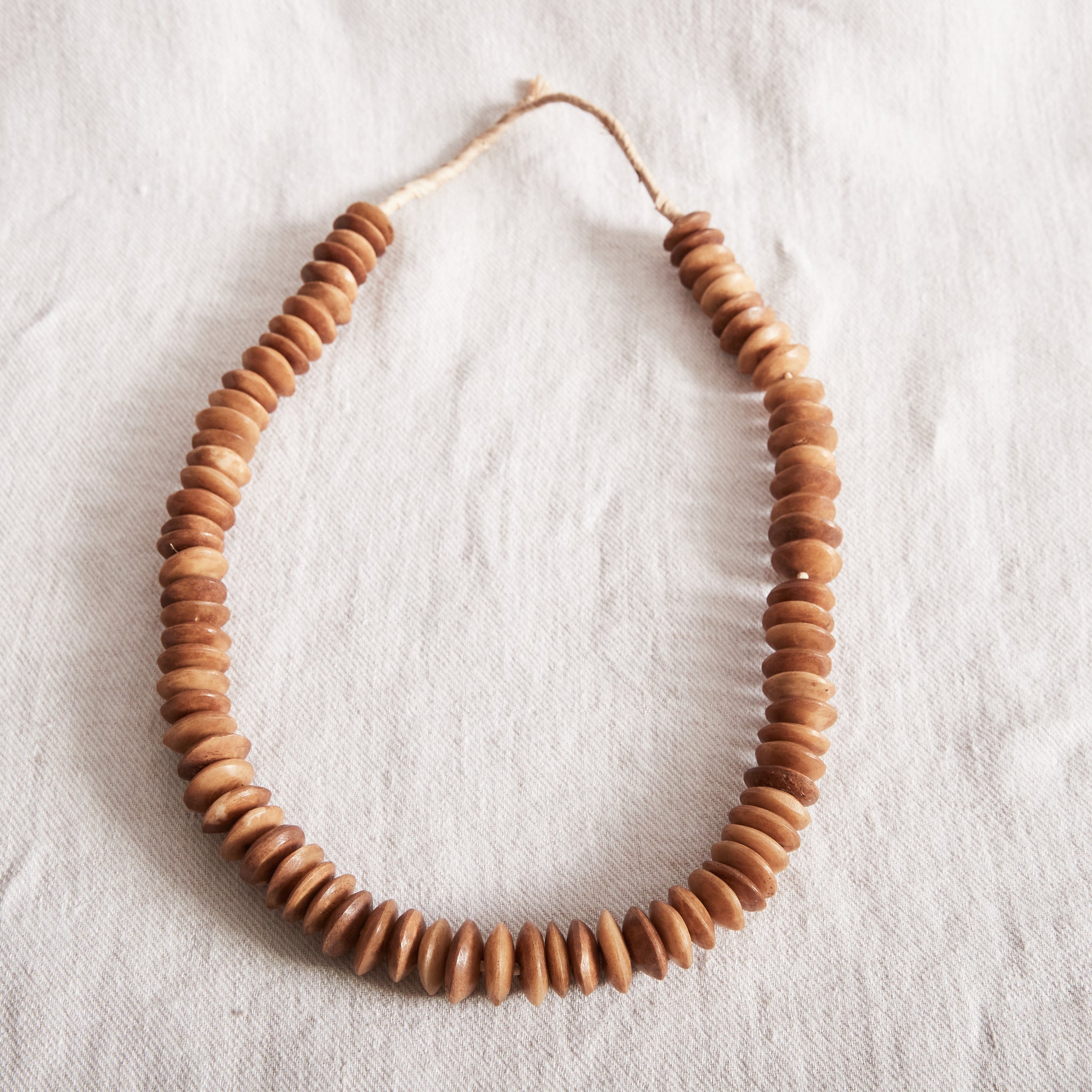 Kenyan Bead Garland - Camel