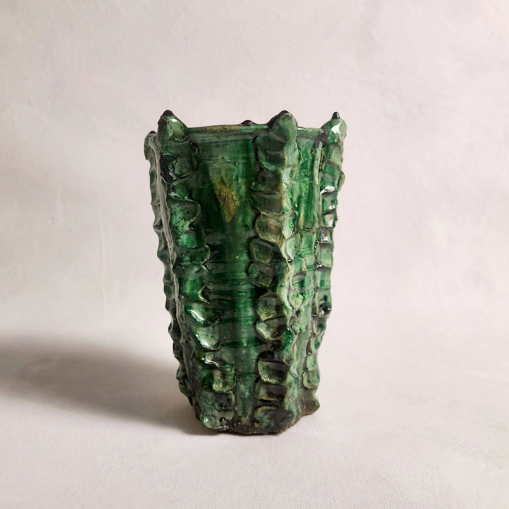 Tamegroute Cactus Vase - Vert
