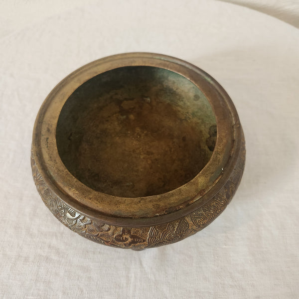 Chinese Bronze Tri Foot Censor – Love After Love